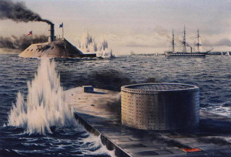 A Naval Historical First - The Battle of the Ironclads - guernseydonkey.com